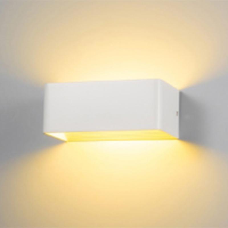 Buy Modern 10W LED Square Wall Lamp Hall Walkway Living Room Light ...