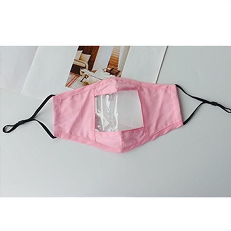 Buy Women Men Fashion Face Mask Clear Transparent Reusable Washable ...