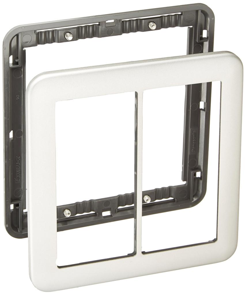Panasonic Round Switch Plate for 2 Series Silver Gray WTV6102S2 купить ...