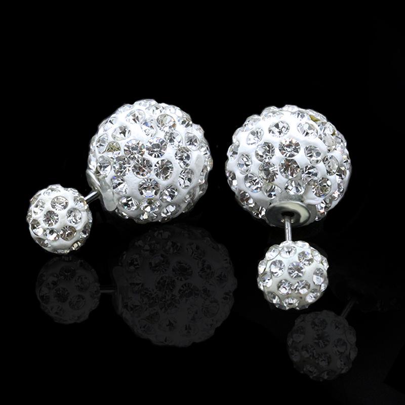 Buy Crystal Soft Ceramic Full Diamond Ball Earrings at affordable ...