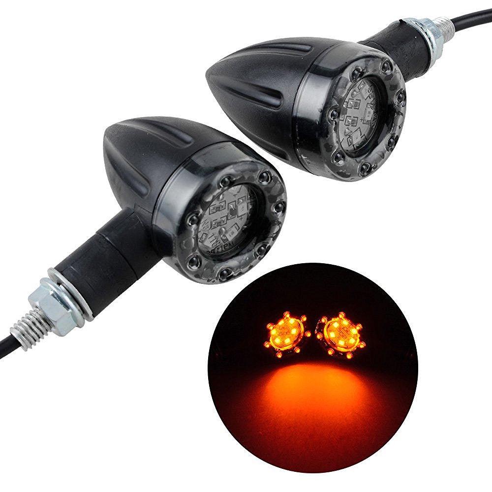Buy 4*Universal Motorcycle Rear LED Indicator Lamp Turn Signal Brake ...