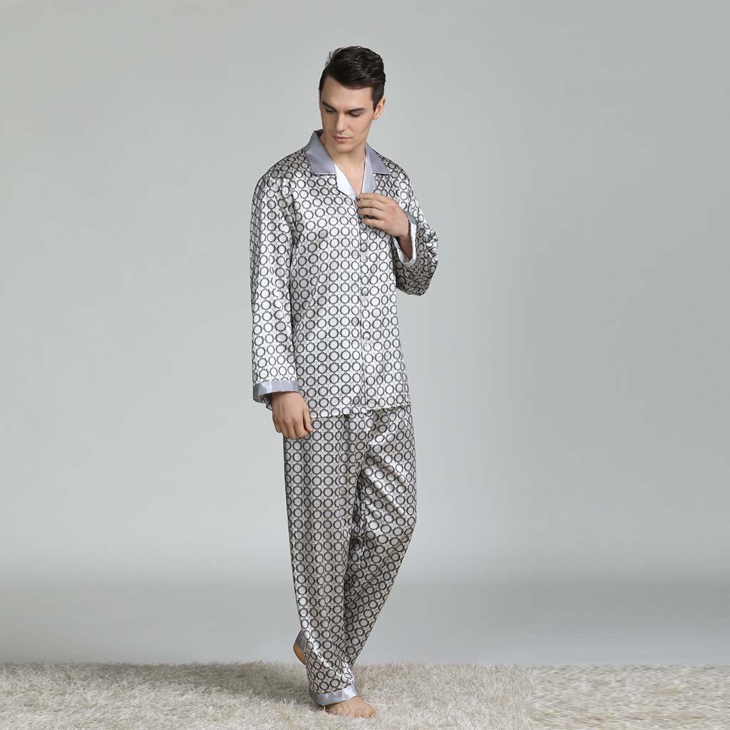 Buy (ZX)Men's New Fashion Long-sleeved Printed Foreign Trade Home ...