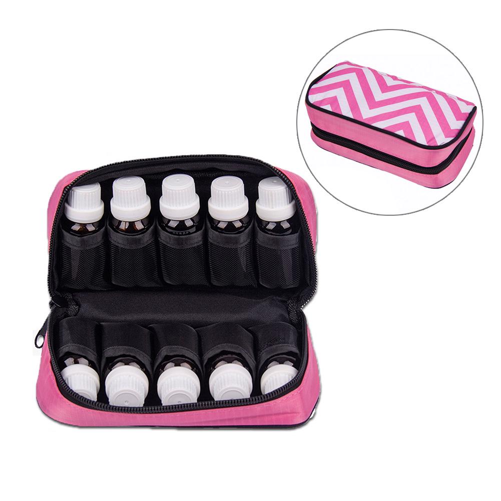 Buy 10 Grid Essential Oil Bottle Storage Bag Travel Essential Oil ...