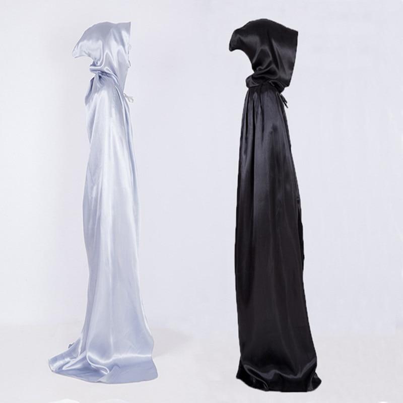 Buy Fashion Black Robe Jedi Knight Hoodie Cloak Halloween Cosplay ...