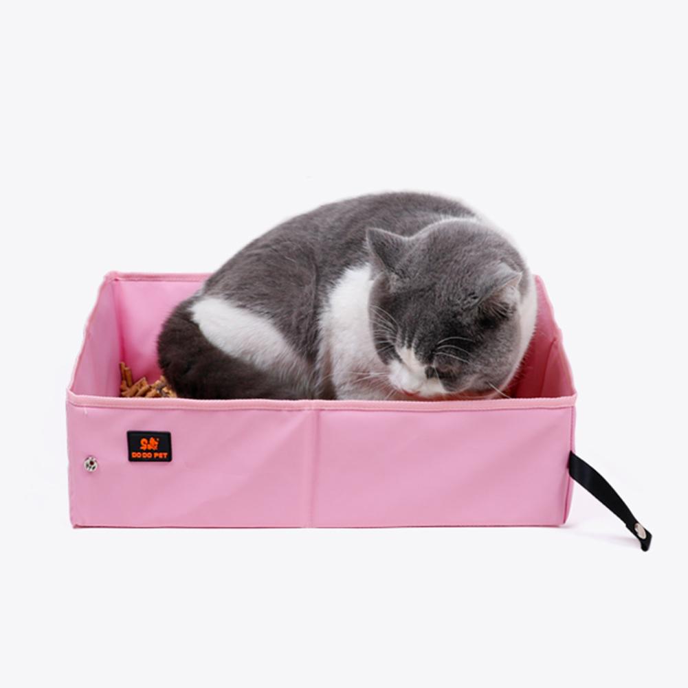 Buy Waterproof Outdoor Foldable Cat Litter Box Dog Toilet Tray Folding ...