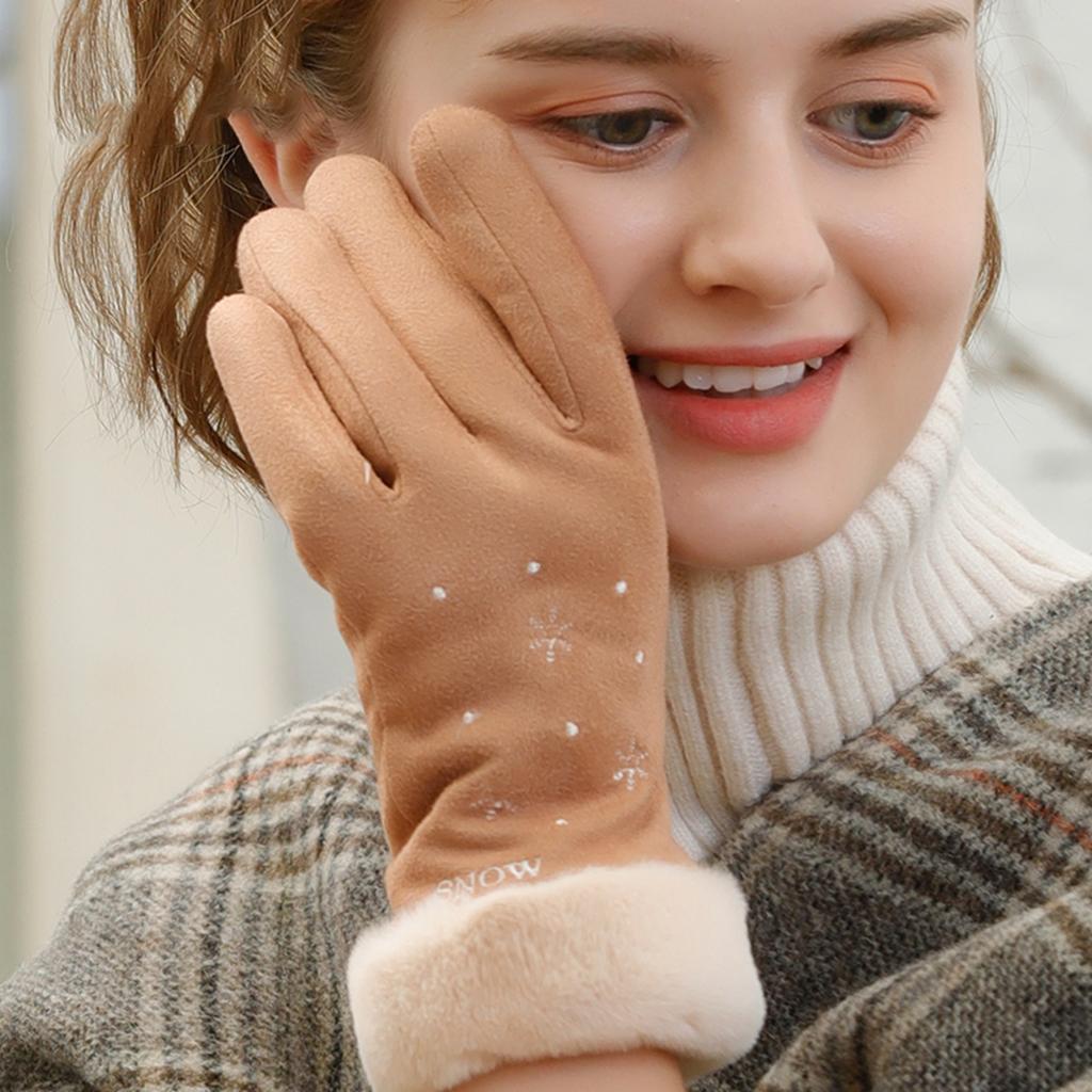 Buy Sunlumo Slim Windproof Touch Screen Gloves Women Vintage Winter ...