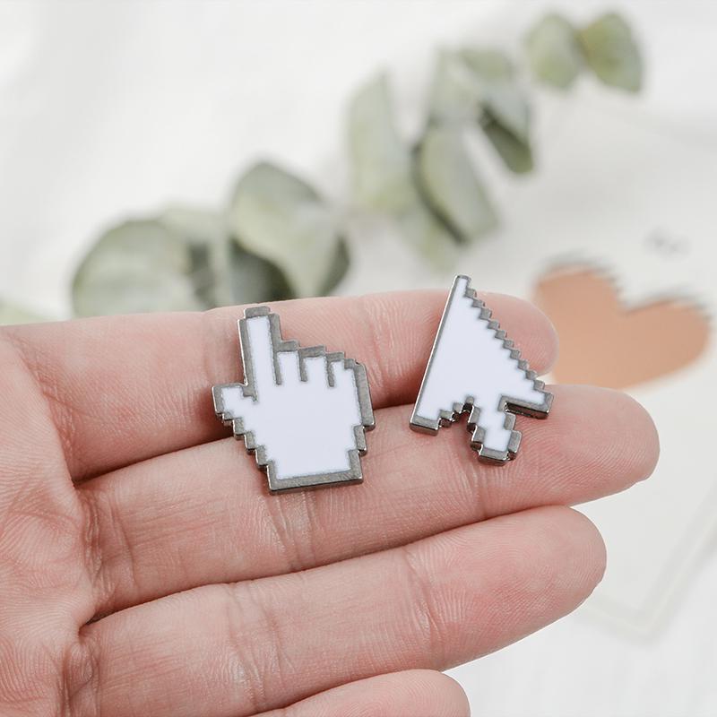 Buy Arrow Cursor Brooch Mouse Pointer Brooch Badge Cursor Icon Jewelry ...