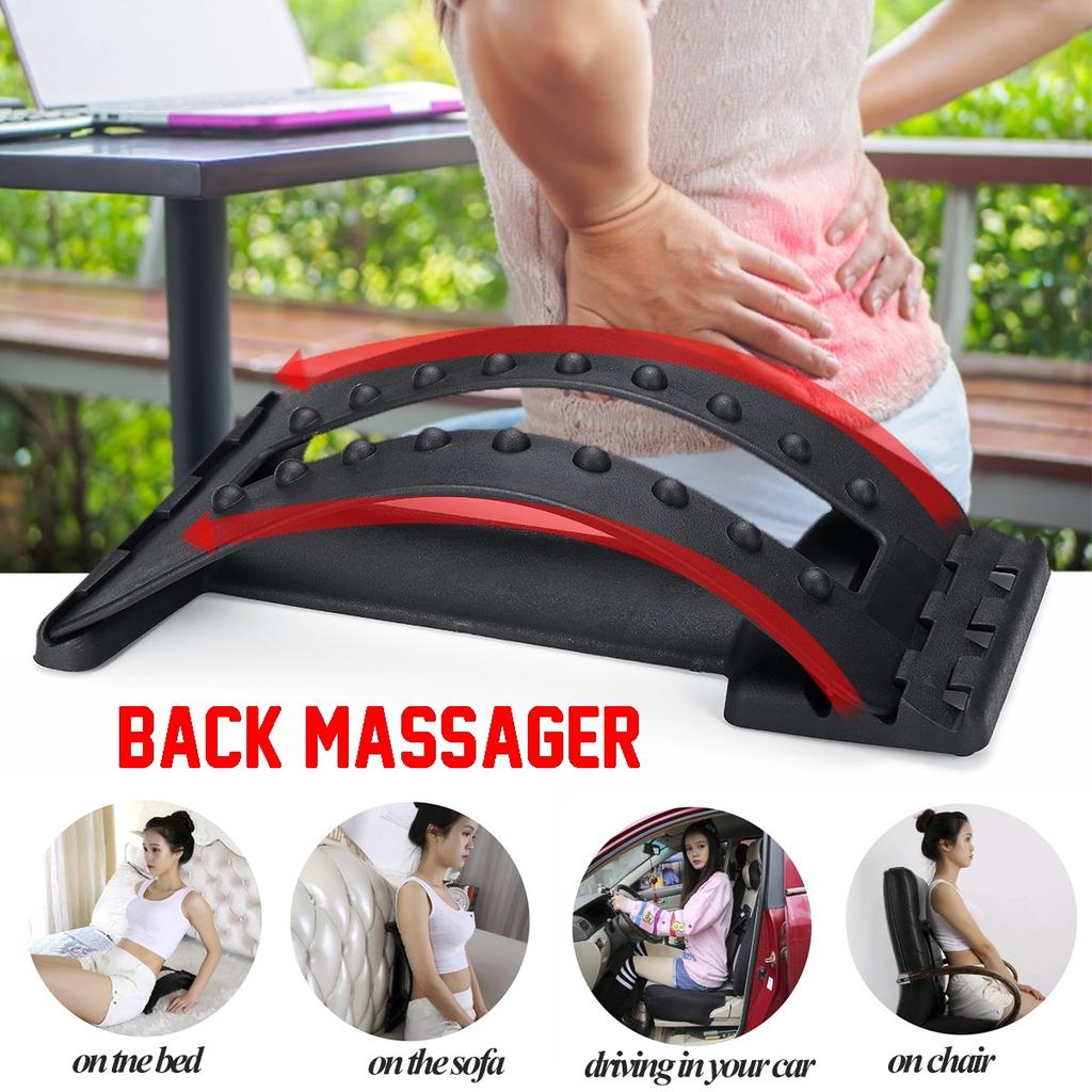Buy Lumbar Back Massager Support Stretcher Posture Corrector Spine ...