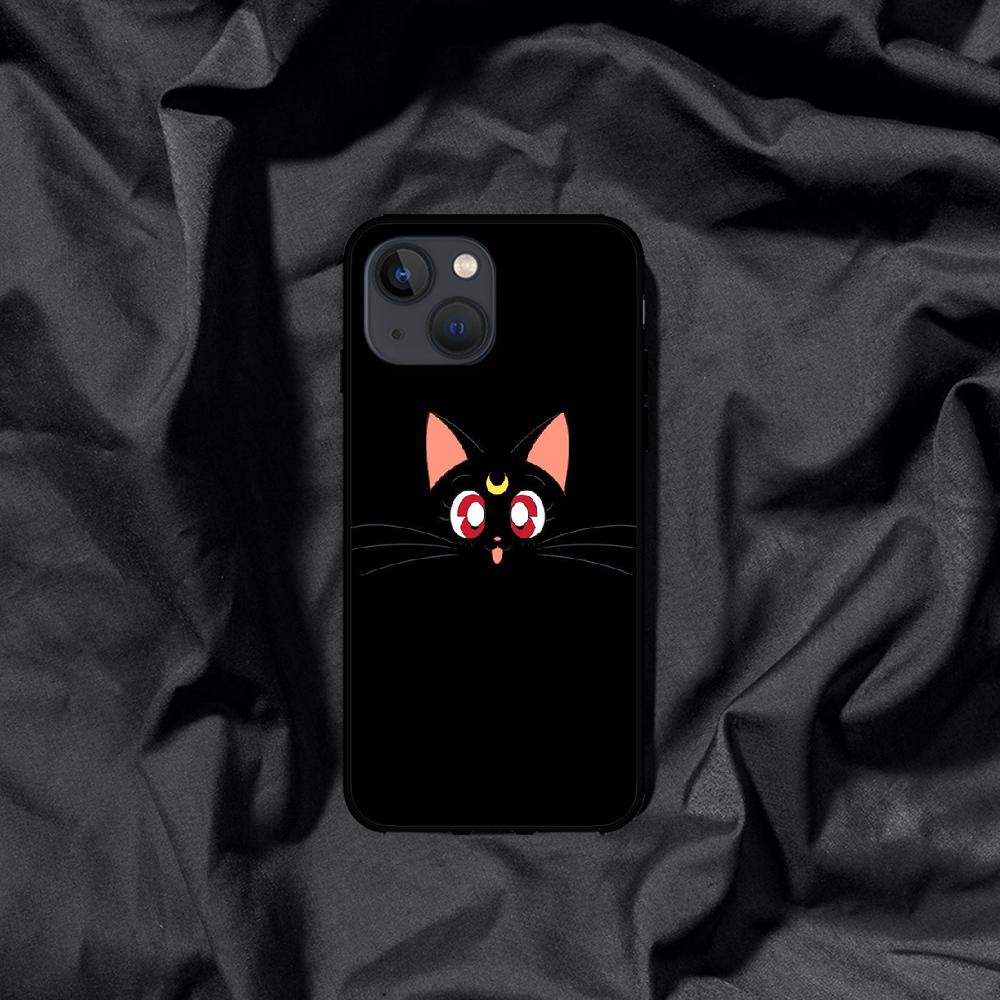 Luna Cat Cartoon Phone Case Cover For Iphone Samsung Galaxy Xiaomi Mi ...