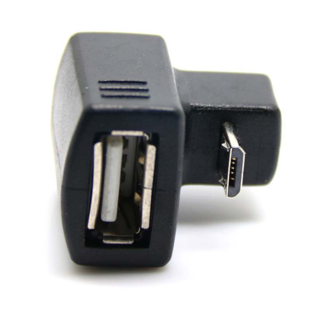 Buy Up Down Angled 180 Degree Micro USB OTG To USB 2.0 Female Extension ...