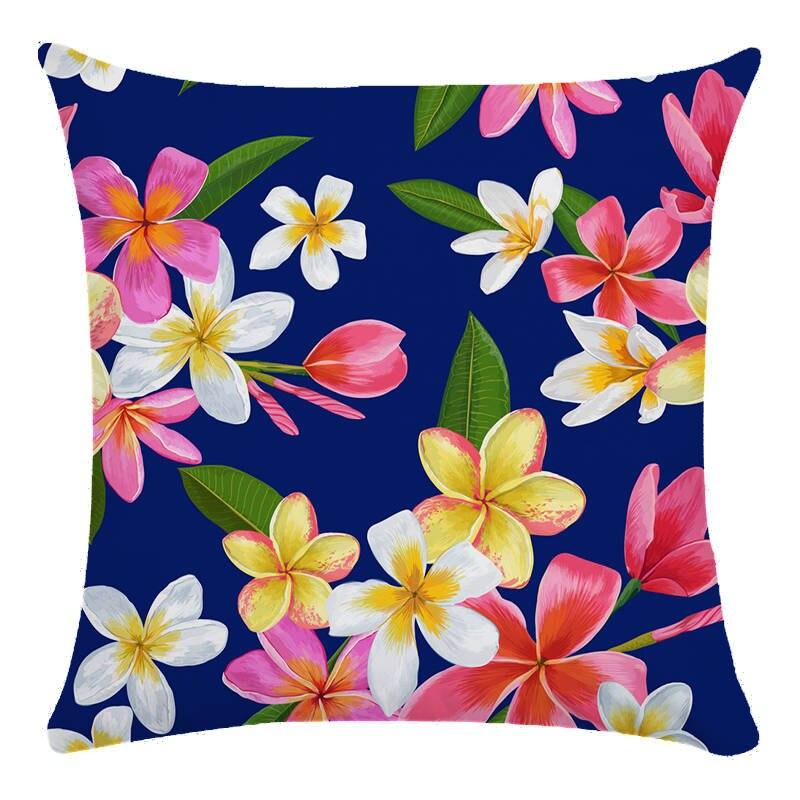 Cushion Cover Parrot Bird Pillow Case Firm Flower Sofa Bedroom Home ...