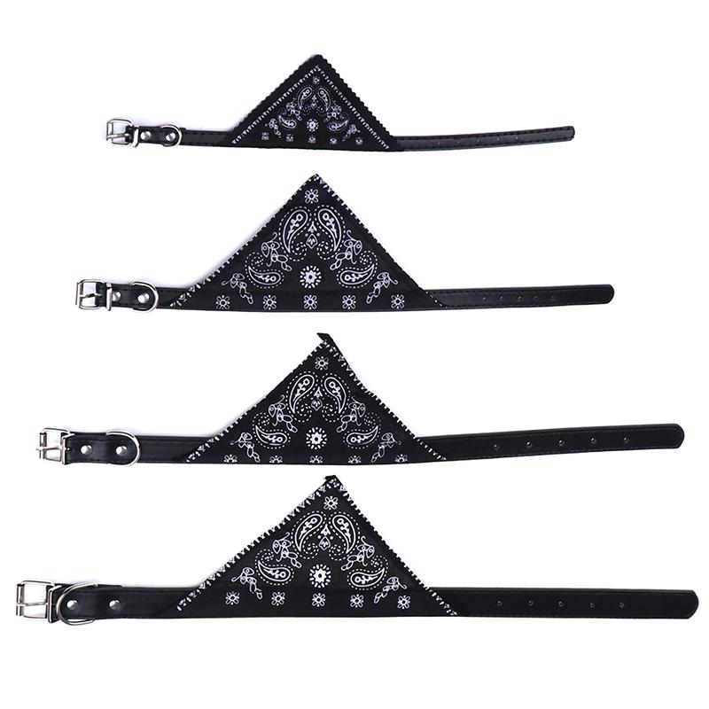 Buy Adjustable Small Dog Collars Puppy Pet Slobber Towel Outdoor ...