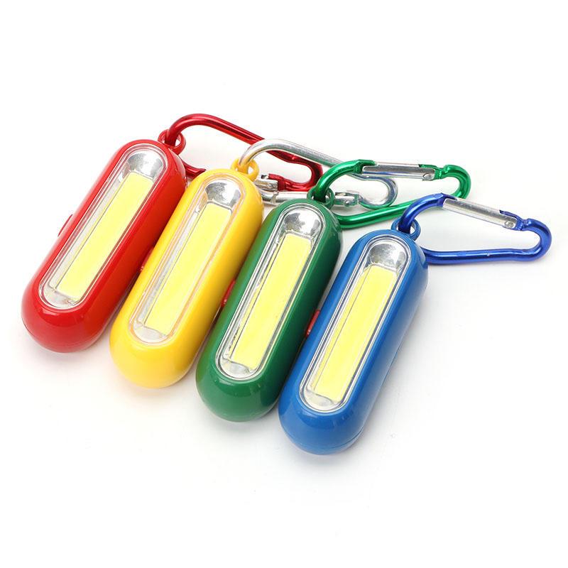Buy Portable Mini COB LED Flashlight Keychain Handy Light Lamp Key Ring ...
