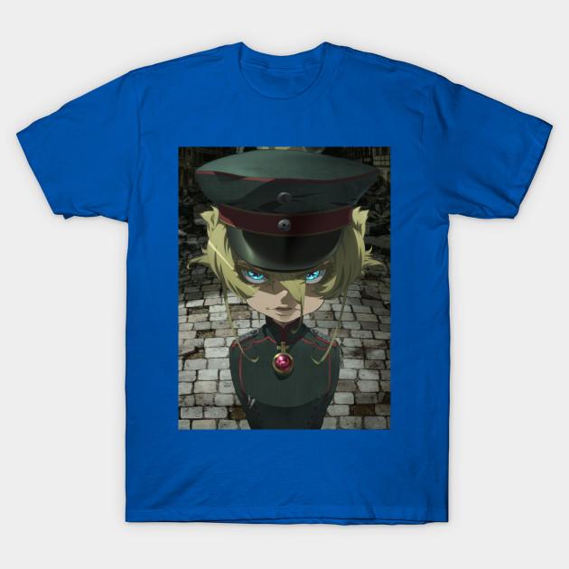 Buy Men Premium Cotton Harajuku T Shirt Yojo Senki Saga of Tanya the ...