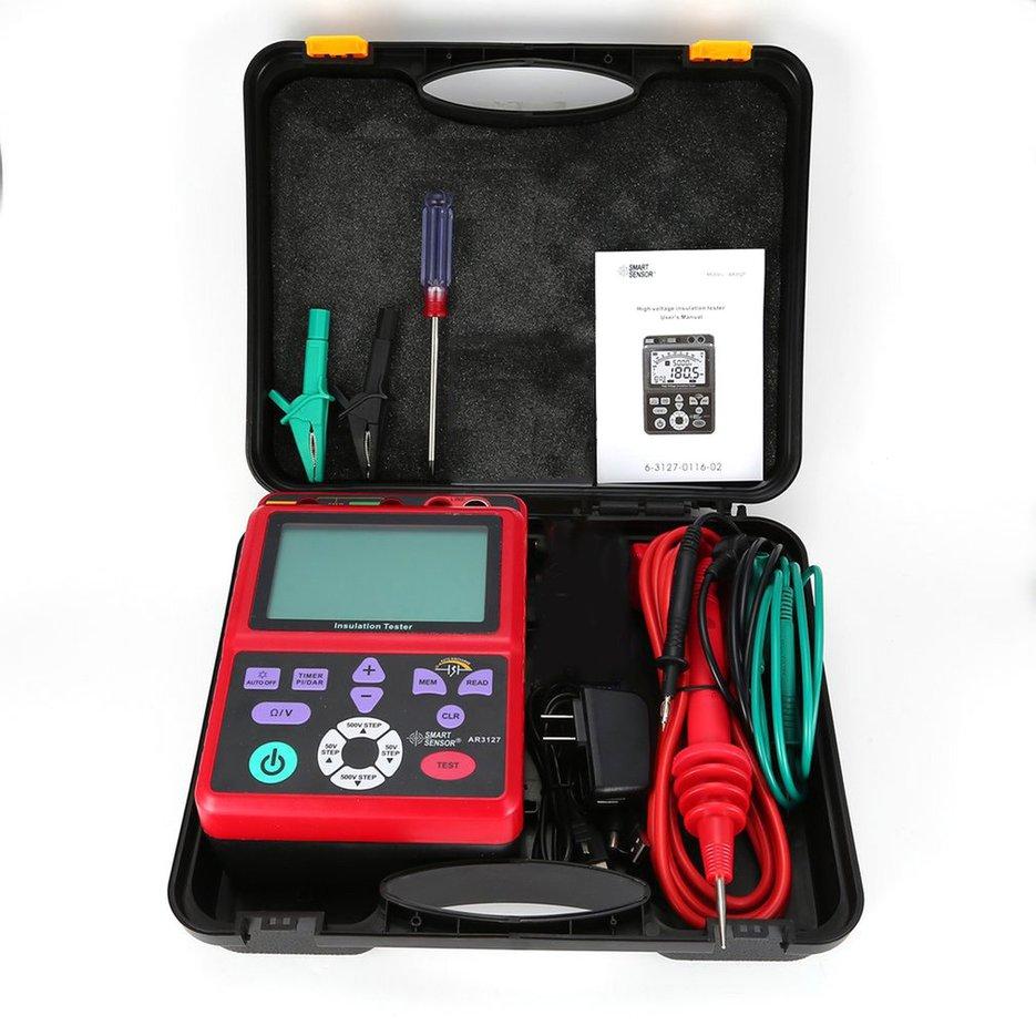 Buy Megger Insulation Earth Ground Resistance Tester Megohmmeter ...