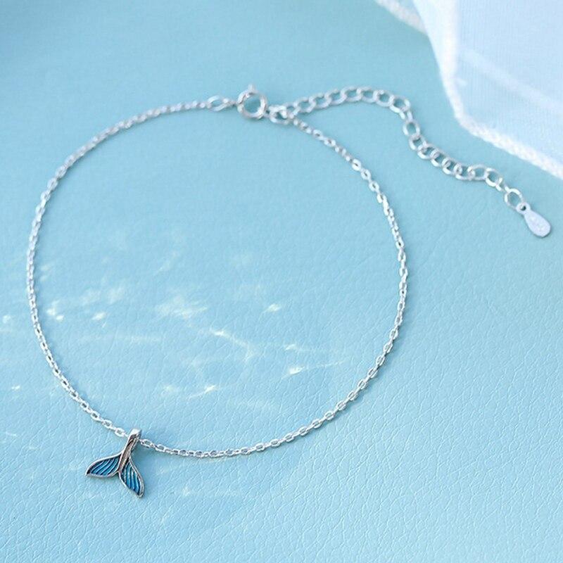 Buy New Fine Bracelet Dangle Fish Tail Enamel Silvery Jewelry Fashion ...