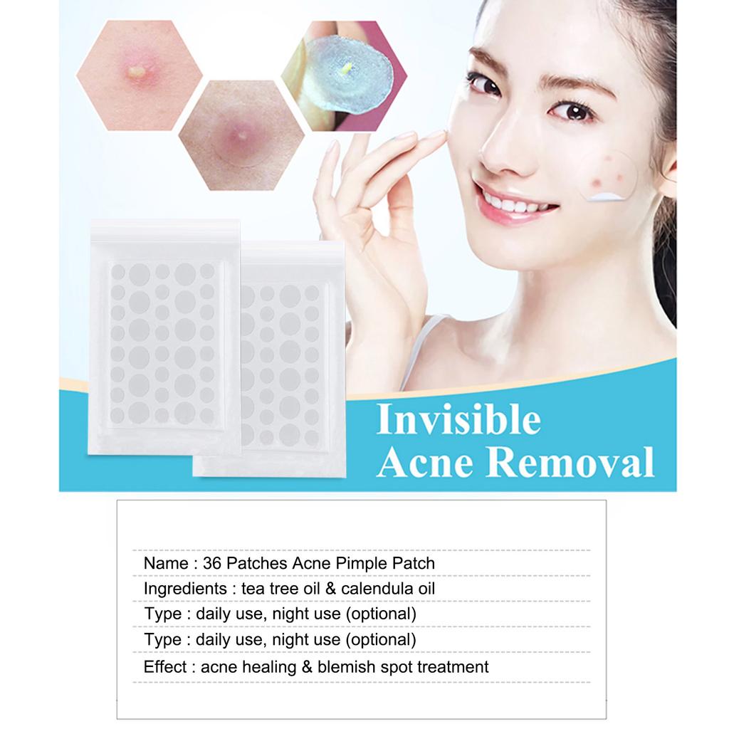 Buy 36pcs Hydrocolloid Magic Invisible Acne Pimple Patch Acne Removal ...