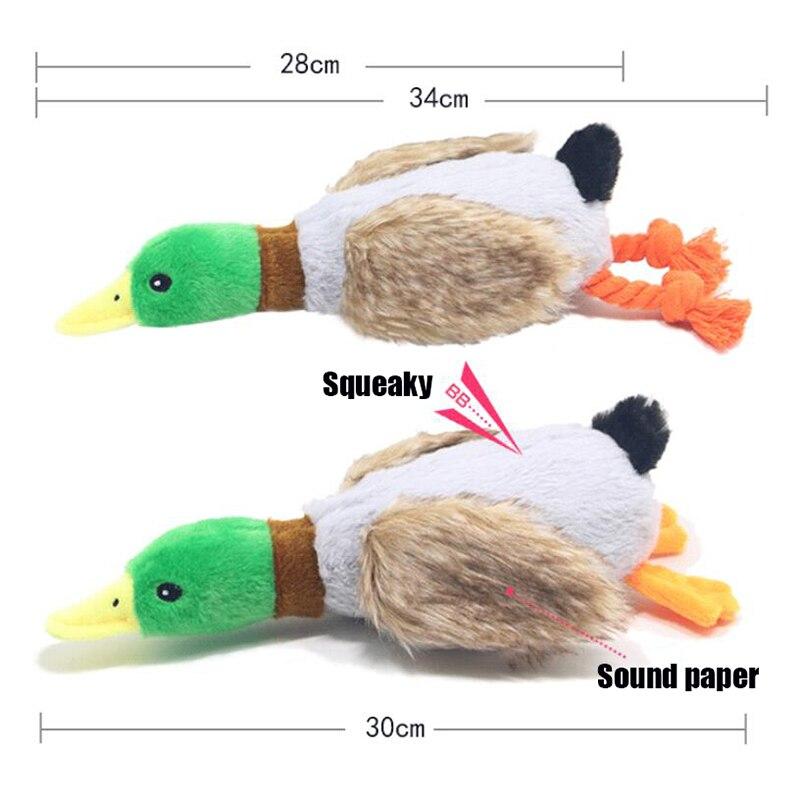 Buy Cute Plush Duck Sound Toy Stuffed Squeaky Animal Squeak Dog Toy ...