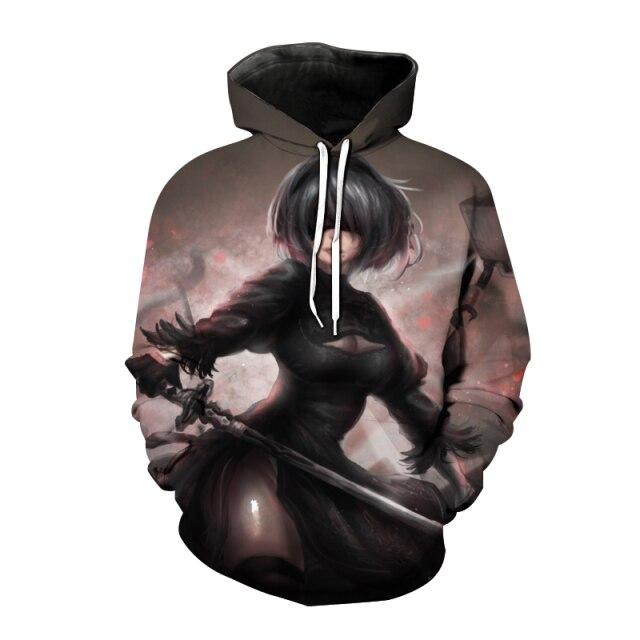 Satın alın Nier Automata Hoodies Anime Game 3d Print Sweatshirt Men ...