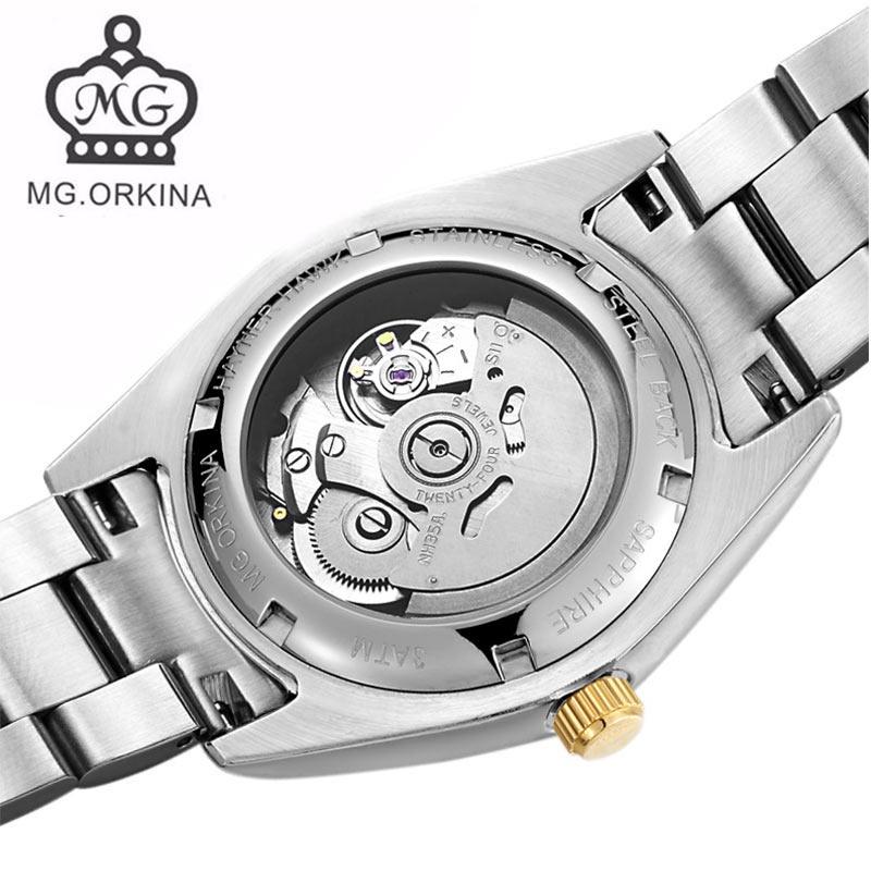 Buy Men Luxury Classic Design Wristwatch Stainless Steel Auto Date ...