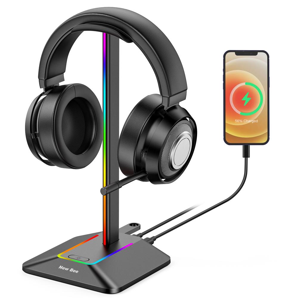 Cheap RGB Lights Headset Stand Dreamcolor Lights with Type-c USB Ports ...