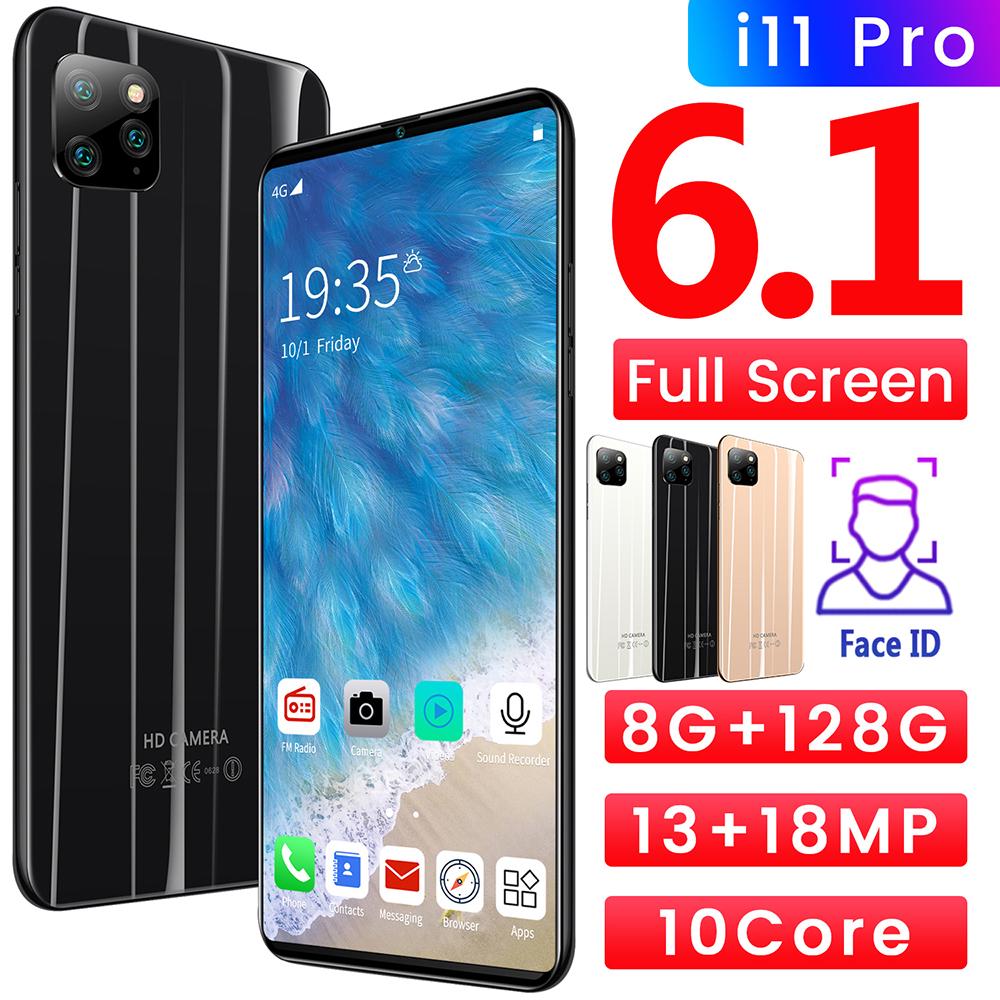 Android-Telefone i11 Pro Smartphone Face ID 8G RAM+128G ROM günstig ...