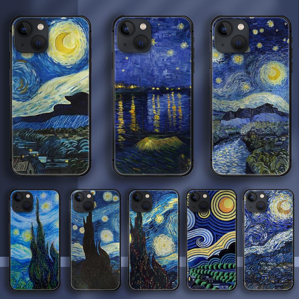 Buy Starry Night Van Gogh Phone Case Cover For Iphone Samsung Galaxy ...