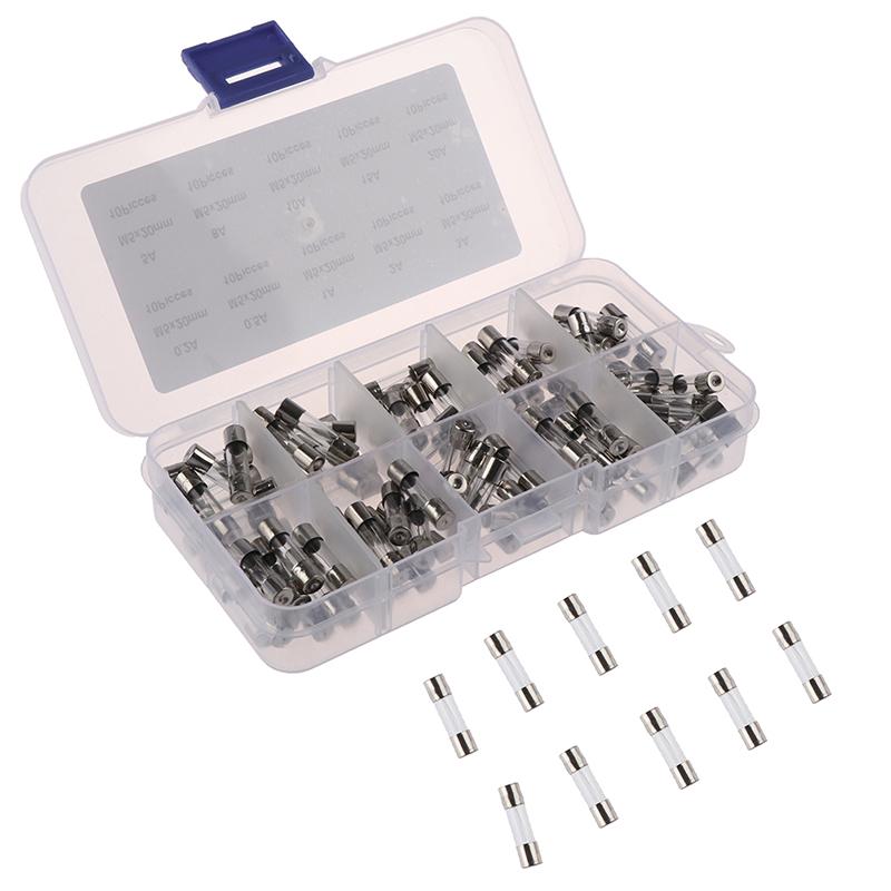Buy 100Pcs/Box 5X20Mm Quick Blow Glass Tube Fuse Assorted Kits,Fast-Blow Glass Fuses at ...