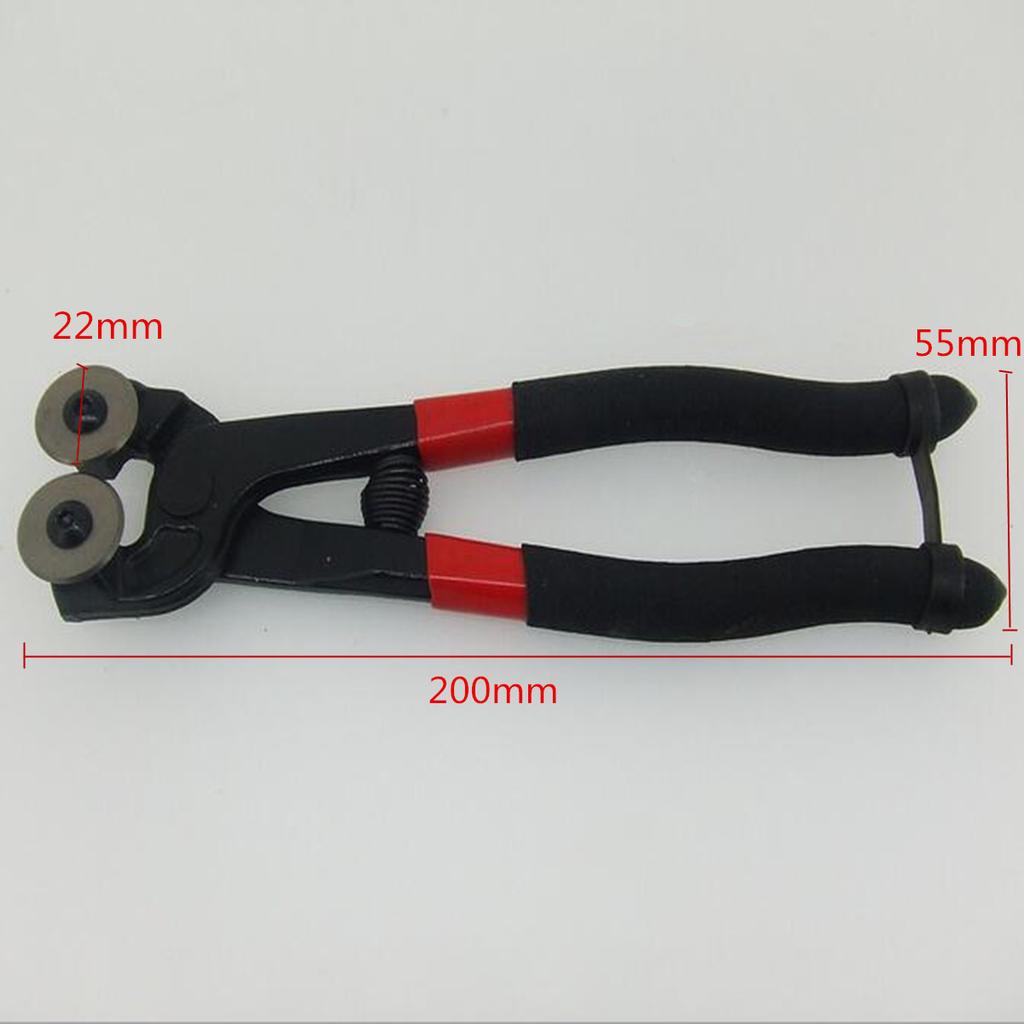 Ağır Hizmet Tipi 8 inç 200MM Vitray Cam Kesici Nipper Karo Tekerlekli ...