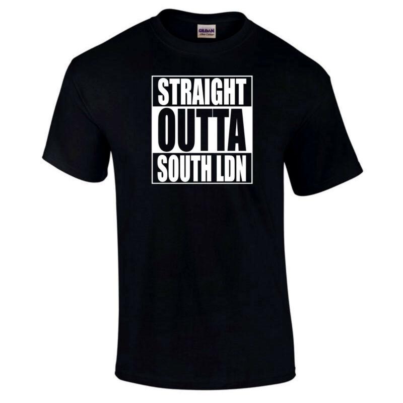 Unisex Straight Outta South London Spoof Compton Style Prin Men Casual ...
