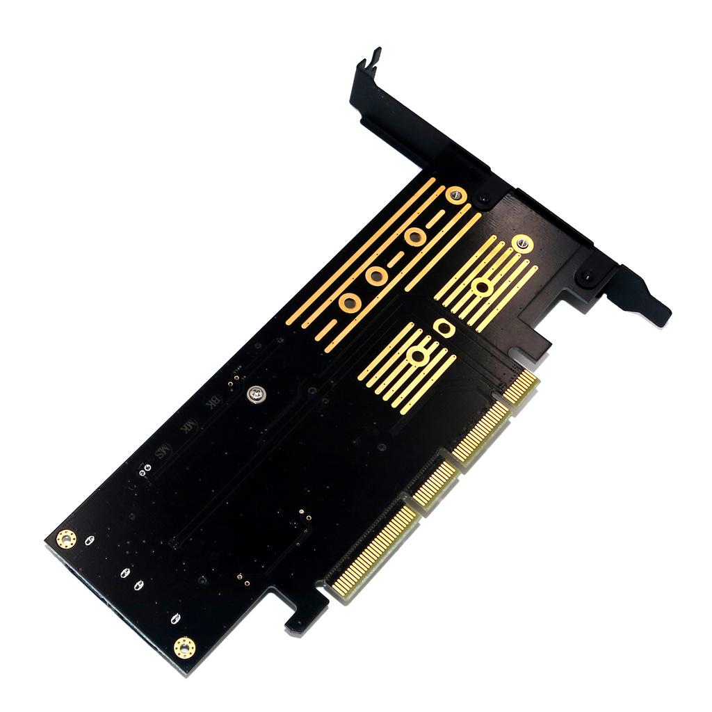 Buy 3in1 Msata M.2 NVME SATA SSD To PCI-E 4X SATA3 Adapter Converter ...