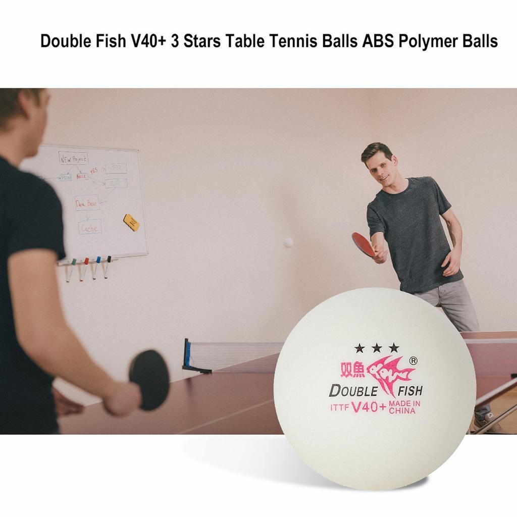 Buy Glowing Bars 10pcs/set Double Fish V40+ 3 Stars Table Tennis Balls ABS Polymer Balls at ...