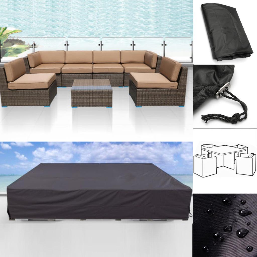 Buy Large Waterproof Furniture Table Cover Outdoor Patio Rain Snow ...