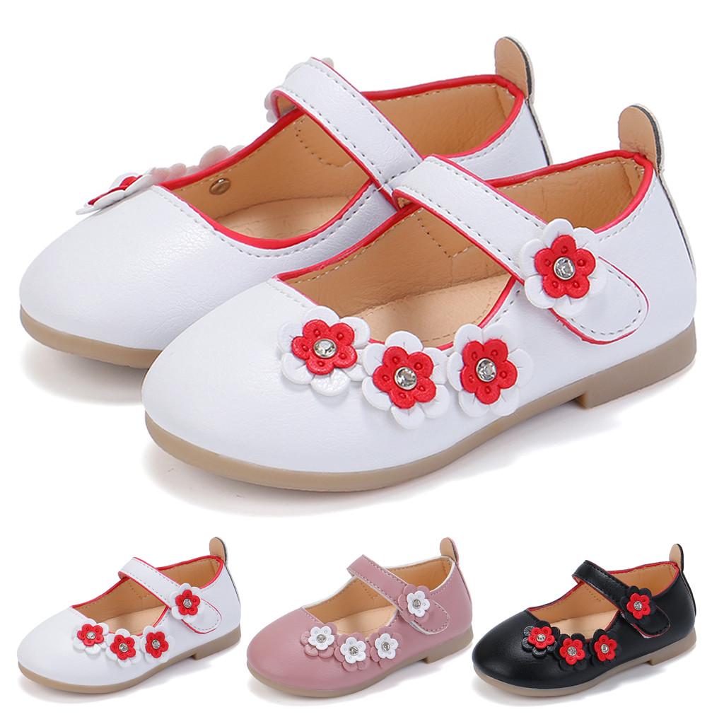 Buy Toddler Infant Kids Baby Girls Flowers Single Princess Sandals ...