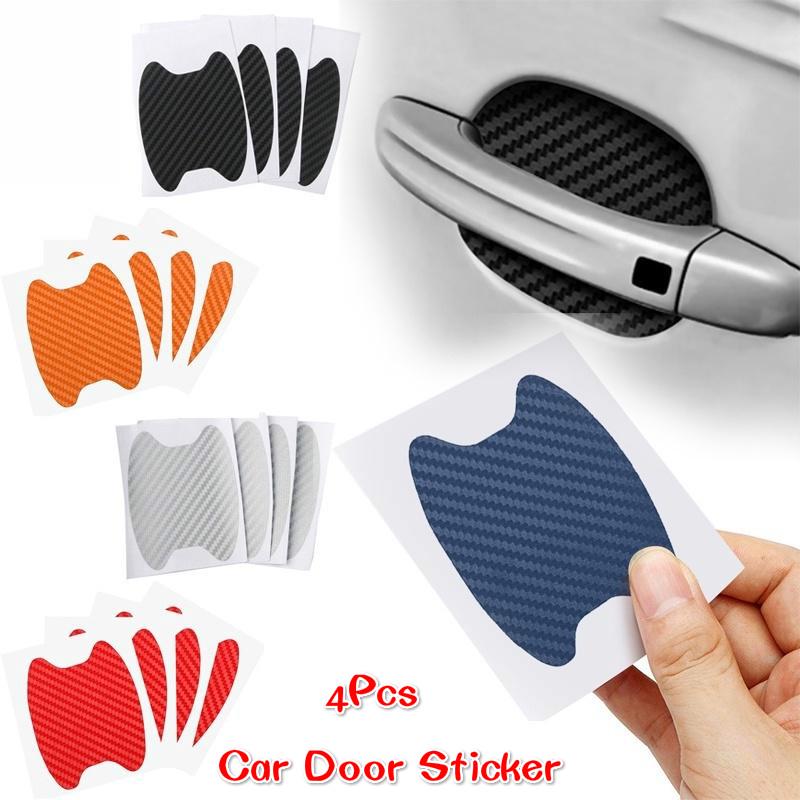 Buy 4Pcs Car Handle Protection Film Universal Invisible Car Carbon ...