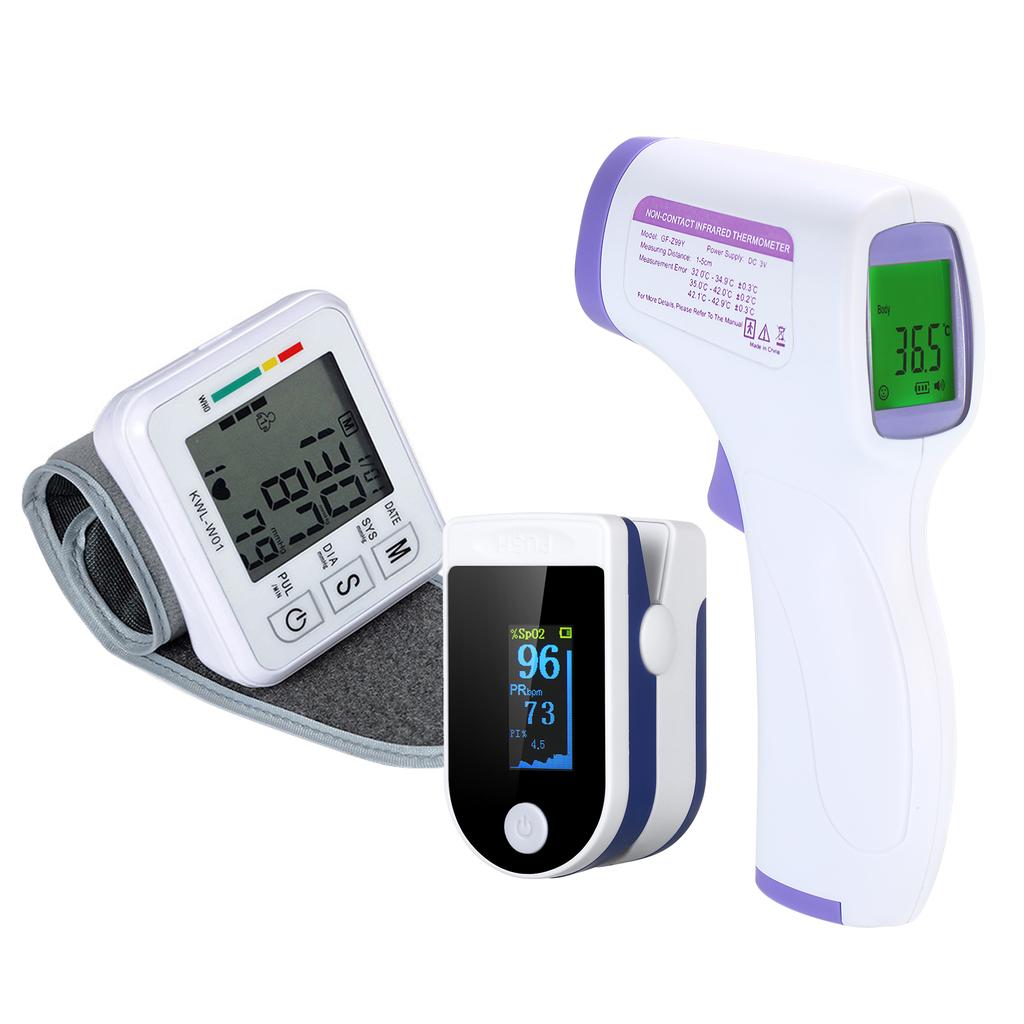 Buy Digital Infrared Thermometer with Fingertip Pulse Oximeter and Home ...