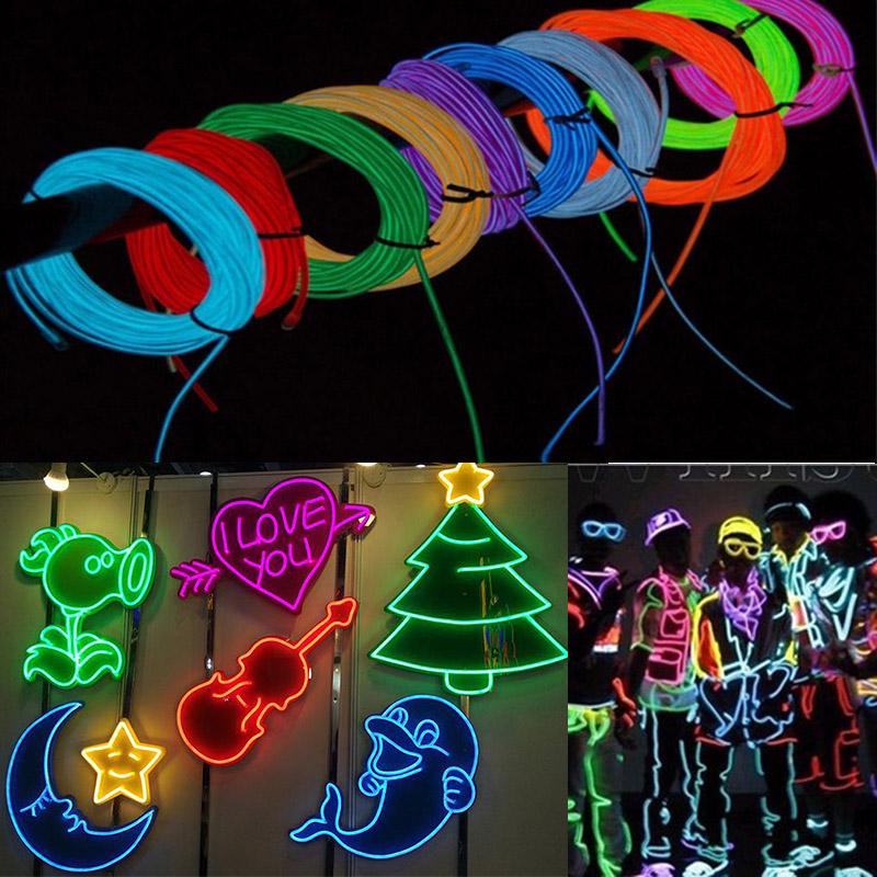 Buy DIY 12V Flexibel LED Strip Neon Rope Light Silicone Indoor/Outdoor ...