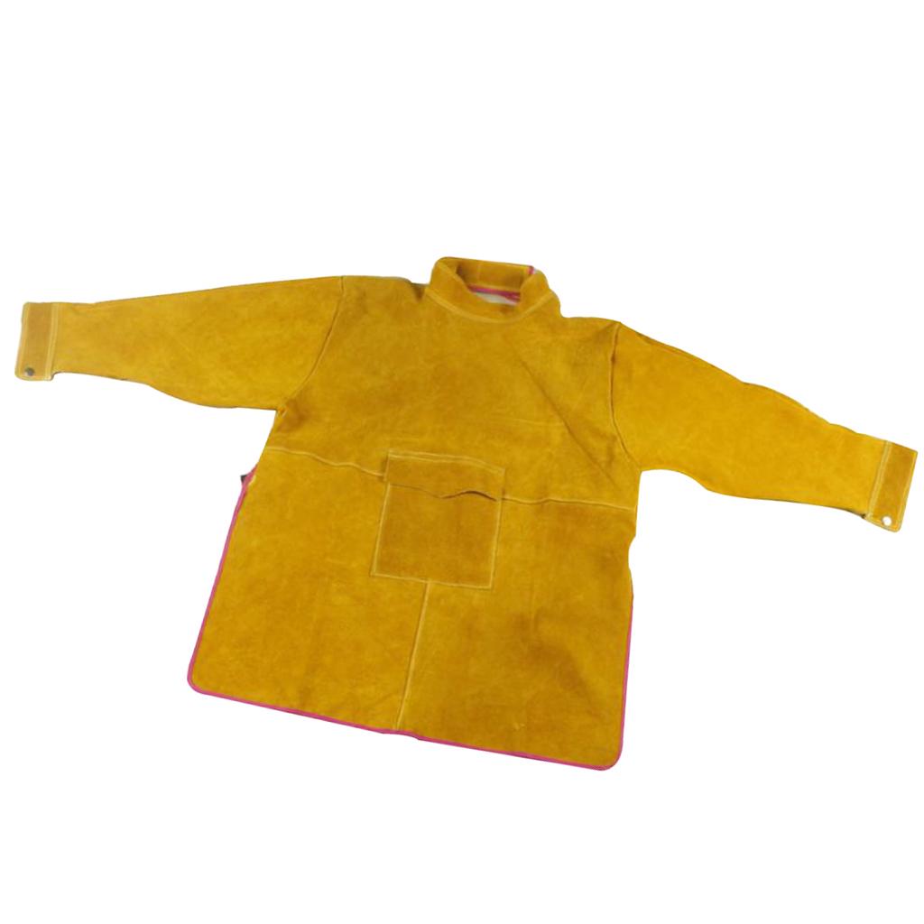Buy Welding Coat Heat/Flame Resistant Heavy Duty Antiscald Welder ...
