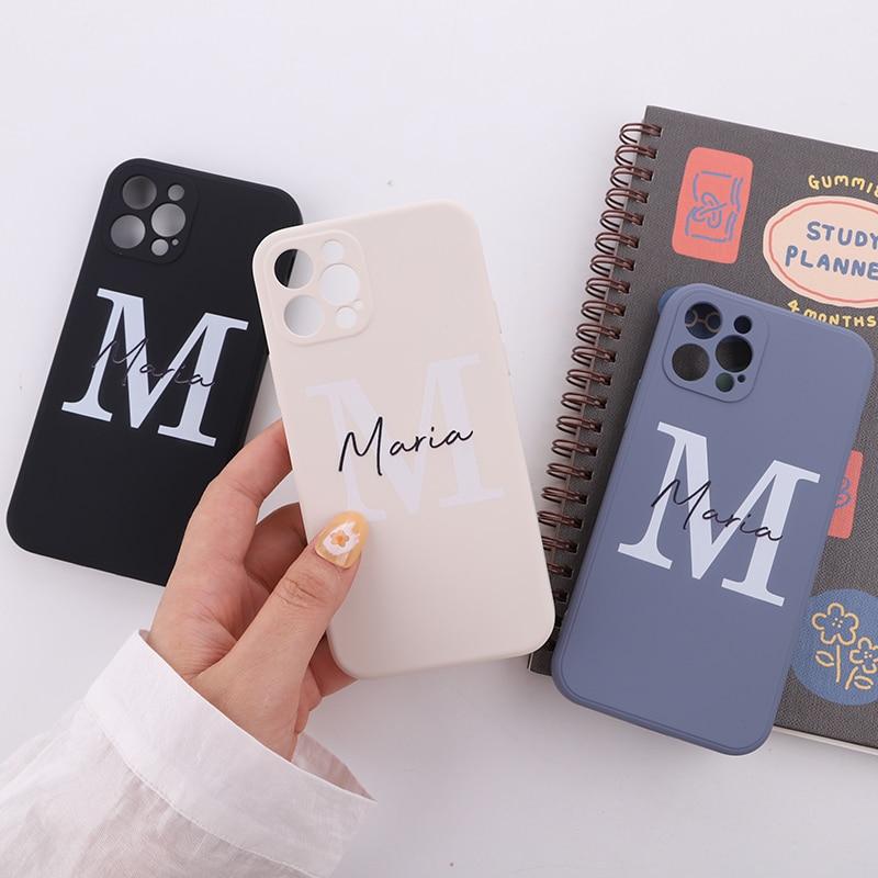 Buy Personaliza Tu Nombre Custom Initials Name Phone Case For iPhone 13 ...