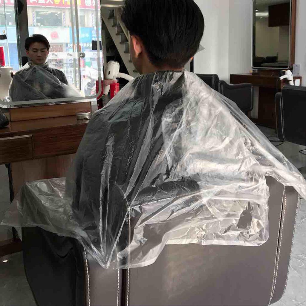 Pack of 50pcs Disposable Neck Shawl Cape Salon Hairdressing Hair Color ...