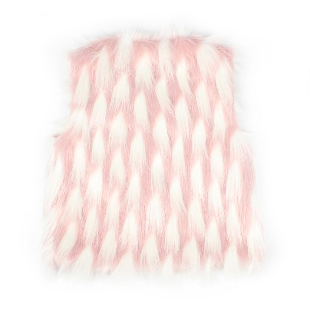 Buy VBR Winter Warm Splice Faux Fur Thick Coat Outwear Toddler Baby ...