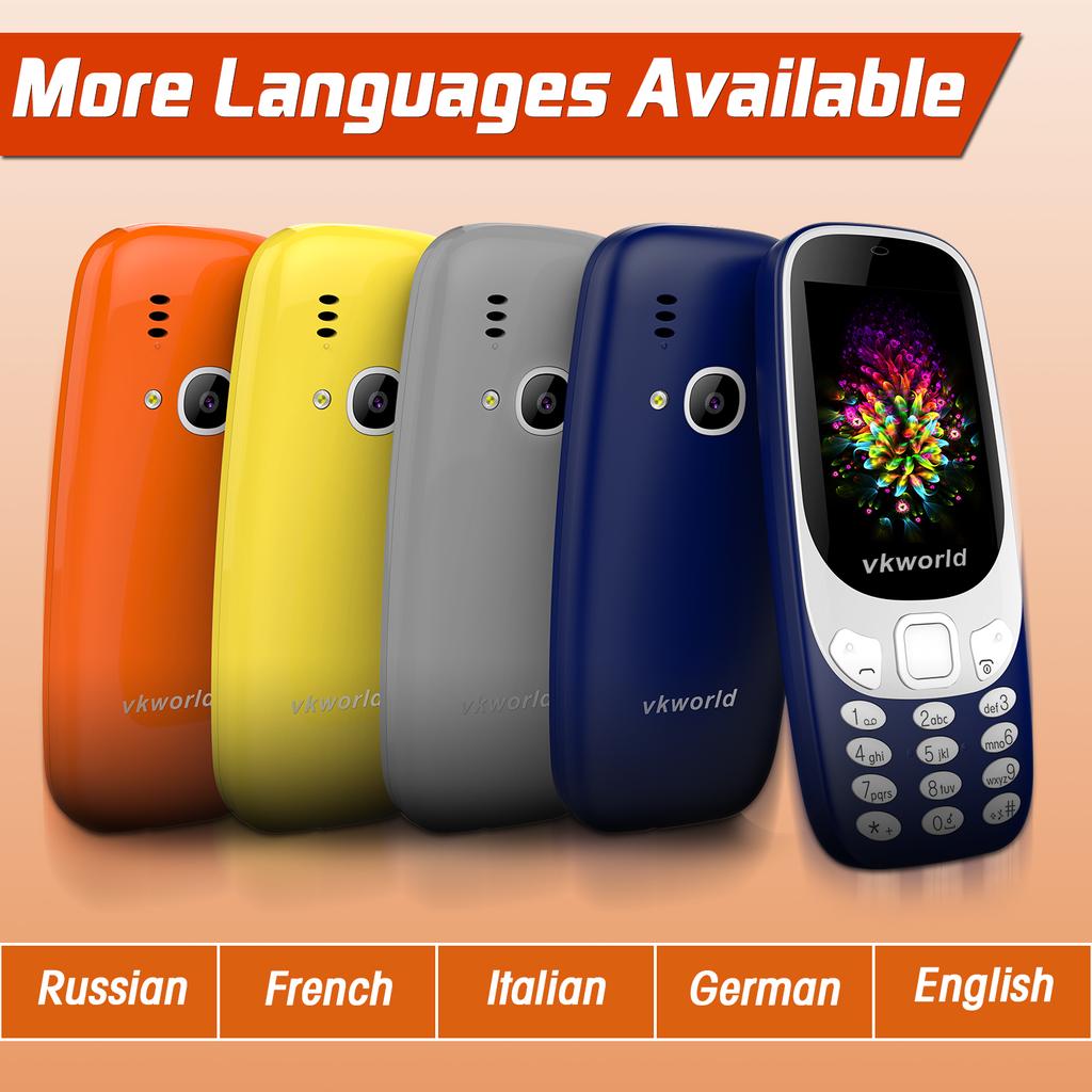 Buy Vkworld Z3310 2.4 Inch Spreadtrum 6531 2G Phone With RAM 32MB ROM ...