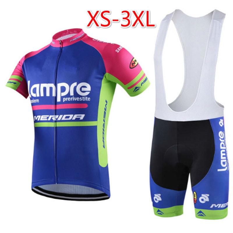 Lampre Team Cycling Jersey Bike Shorts Set Breathable Ropa Ciclismo Mtb ...