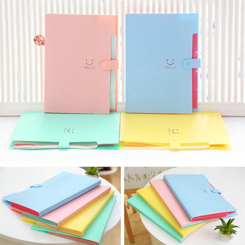 Buy Office Plastic Folders Multi Pocket Organizer A4 File Expansion ...
