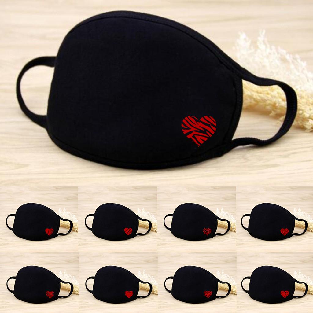 Buy Free Size Print Washable Dustproof Breathable Multi-Purpose Black ...