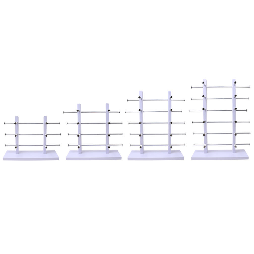 Buy Wood Sunglass Glass Rack Frame Display Stand Holder Organizer White ...