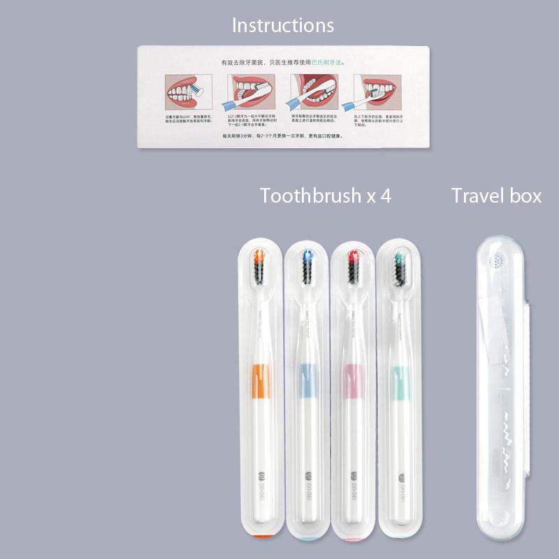 Buy Xiaomi DoctorB Toothbrush Bass Method Sandwish-bedded Better Brush ...