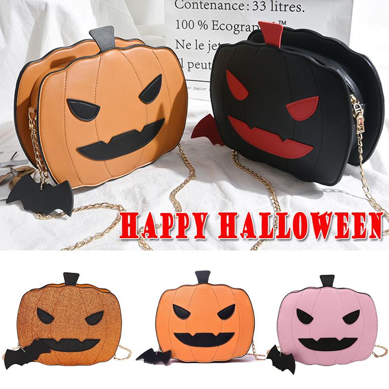 Buy Pumpkin Crossbody Bags Halloween Candy Bag Little Devil Shoulder ...
