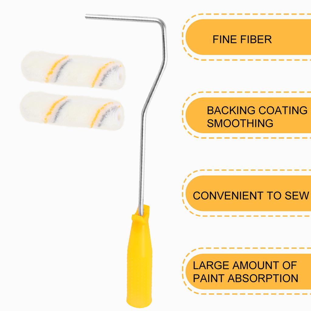 Buy 1 Set Little Finger Paint Rollers Portable Wall Painting Tools for ...