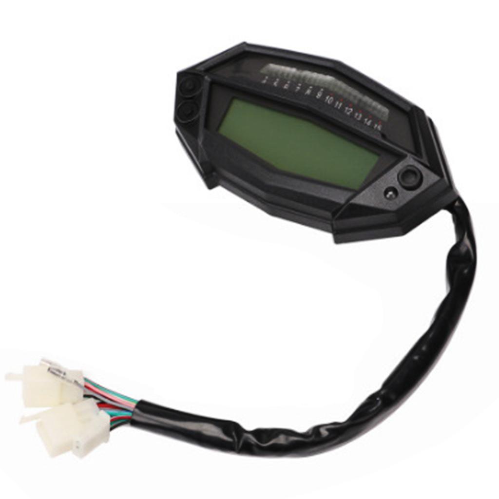 Buy Classic Car Supplies LCD Digital Motorcycle Odometer Speedometer ...